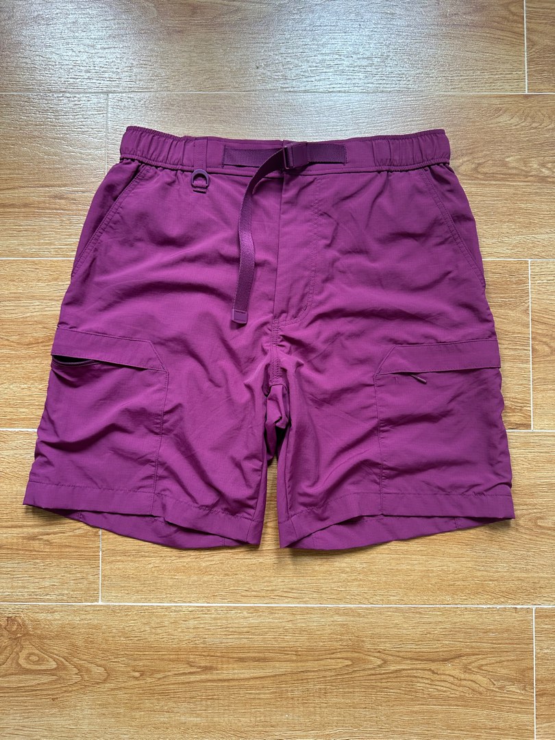 Uniqlo Purple Tactical Short, Men's Fashion, Bottoms, Shorts on Carousell