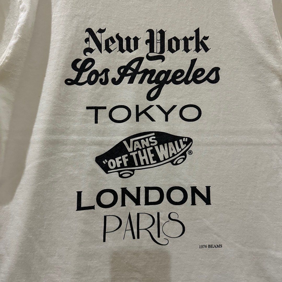 Vans Collab Beams, Men's Fashion, Tops & Sets, Tshirts & Polo Shirts on ...