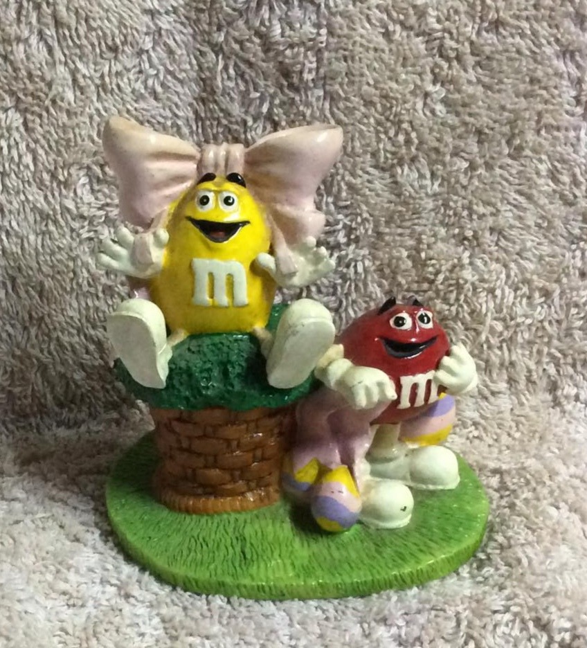 VINTAGE 1999 Mars M&M's Candy Characters Collectibles Figurine (Without ...
