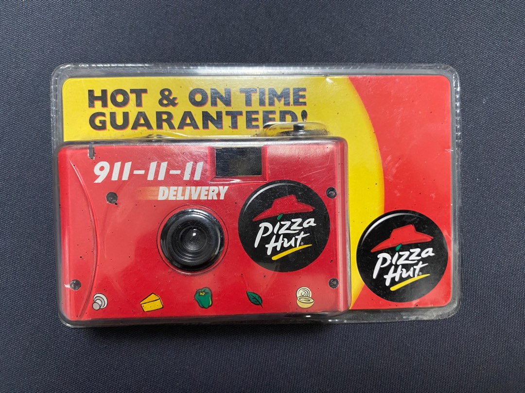 Vintage 90's Camera by Pizza Hut 35mm, Photography, Cameras on Carousell