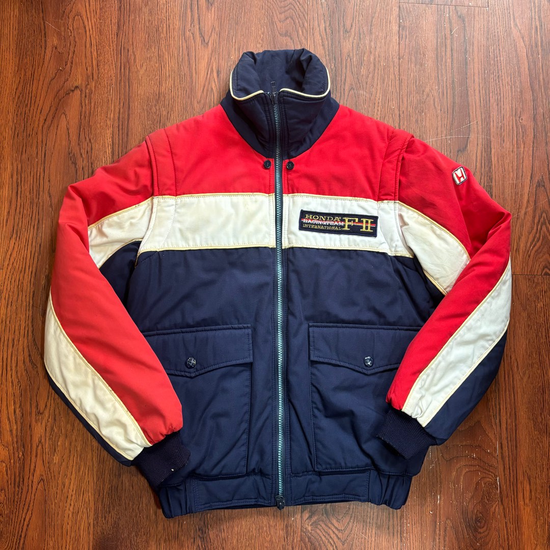 Vintage Honda Convertible Racing Jacket, Women's Fashion, Coats ...