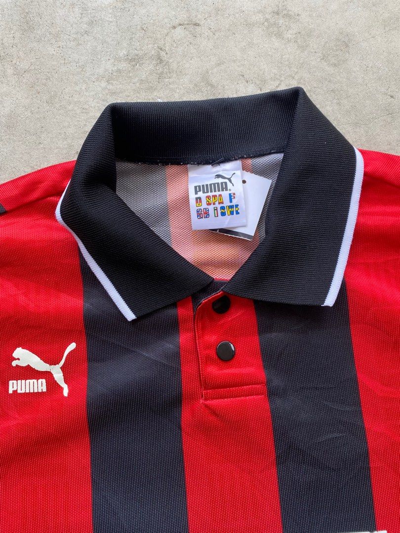 Vintage Puma template AC Milan, Men's Fashion, Activewear on Carousell