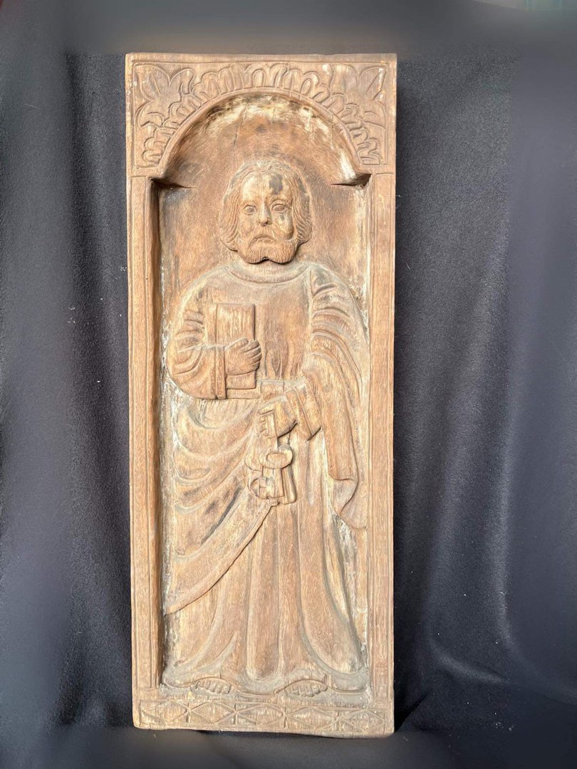 Vintage Religious Icon Wall Carving, Furniture & Home Living, Home ...