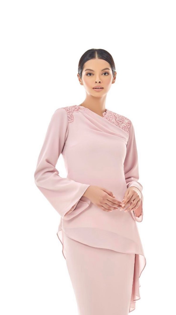 Wanzar Kurung Modern, Women's Fashion, Muslimah Fashion, Baju Kurung ...