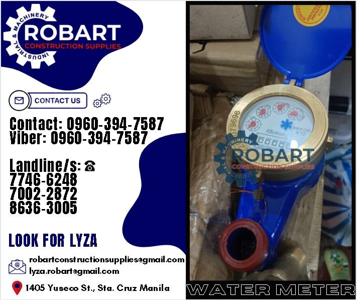 Water Meter Vertical Type, Commercial & Industrial, Construction Tools ...