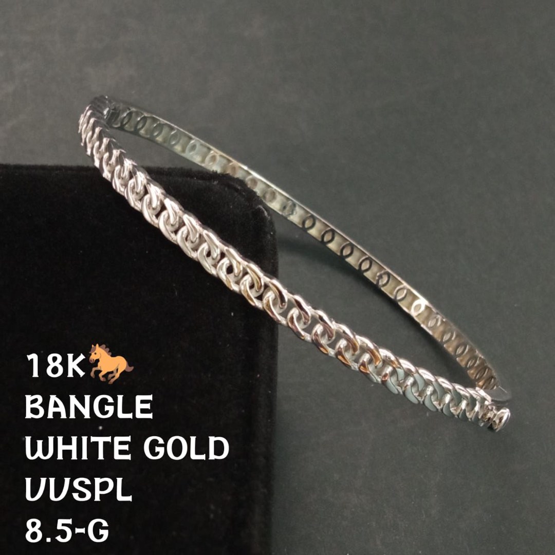 WG Curb Bangle, Women's Fashion, Jewelry & Organizers, Bracelets on Carousell