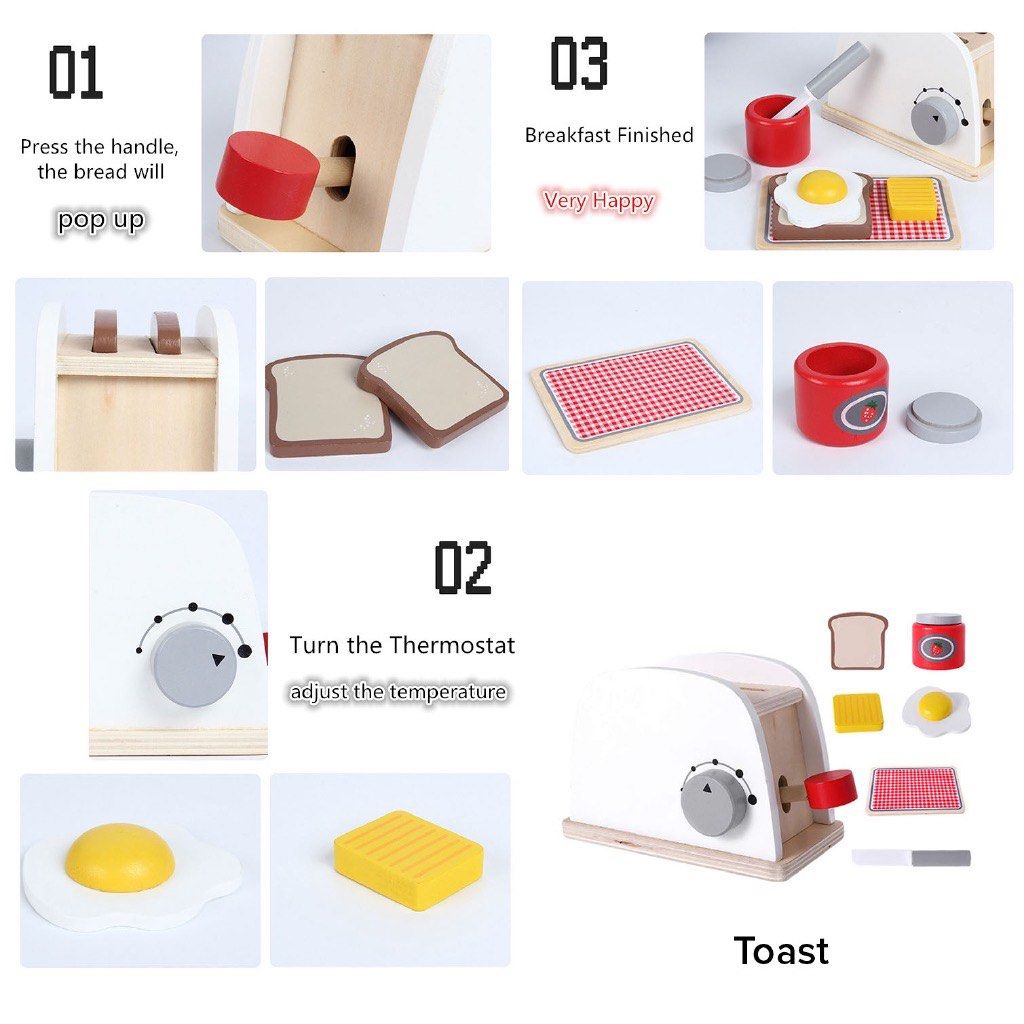 WOODEN TOASTER, Hobbies & Toys, Toys & Games on Carousell