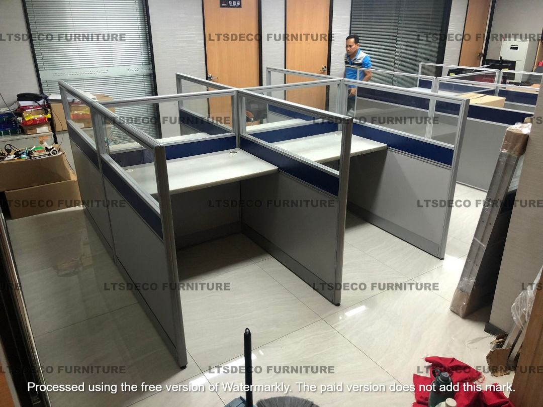 WORKSTATION TABLE OFFICE PARTITION FURNITURES, Furniture & Home Living ...