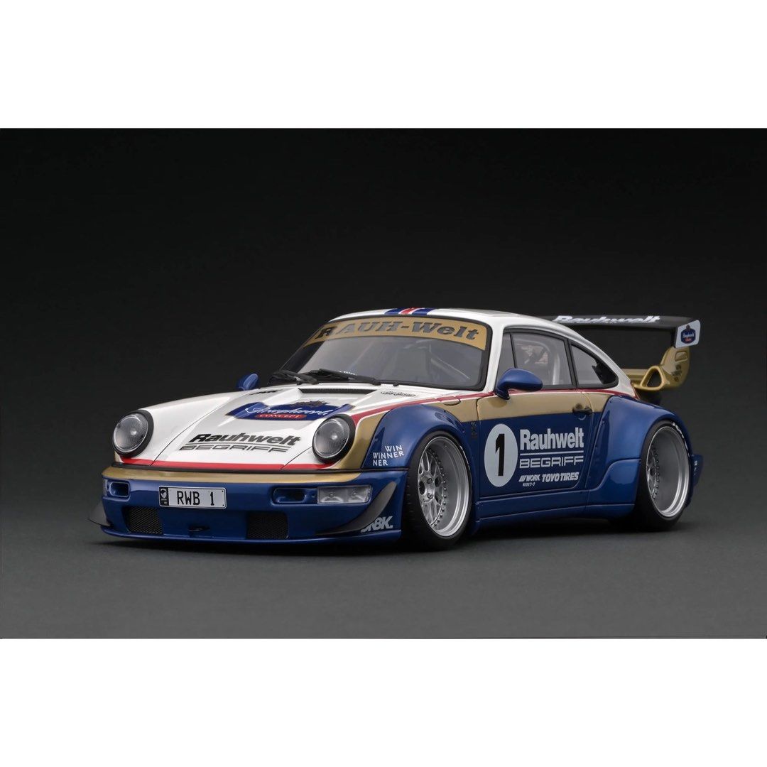 1/18 Porsche 911 964 RWB Rothmans Ignition Model nt Autoart, Hobbies ...