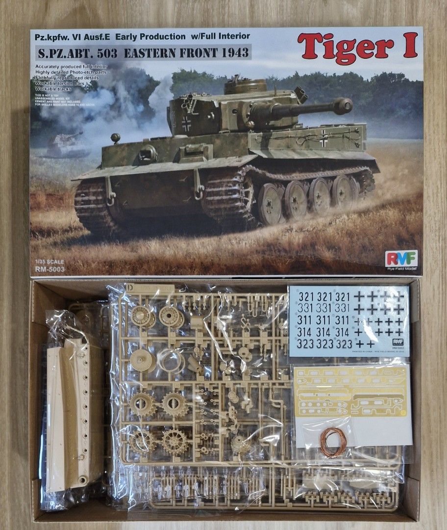 1/35 German WWII Tank Model Kit, Hobbies & Toys, Toys & Games on Carousell
