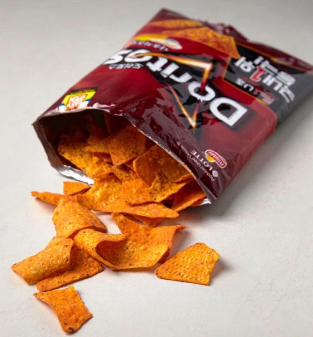 全新 最後 3包 韓國製造 BBD 2024年7月23日 樂天 Fritolay Doritos 芝士乳酪味粟米片 84g Lotte ...