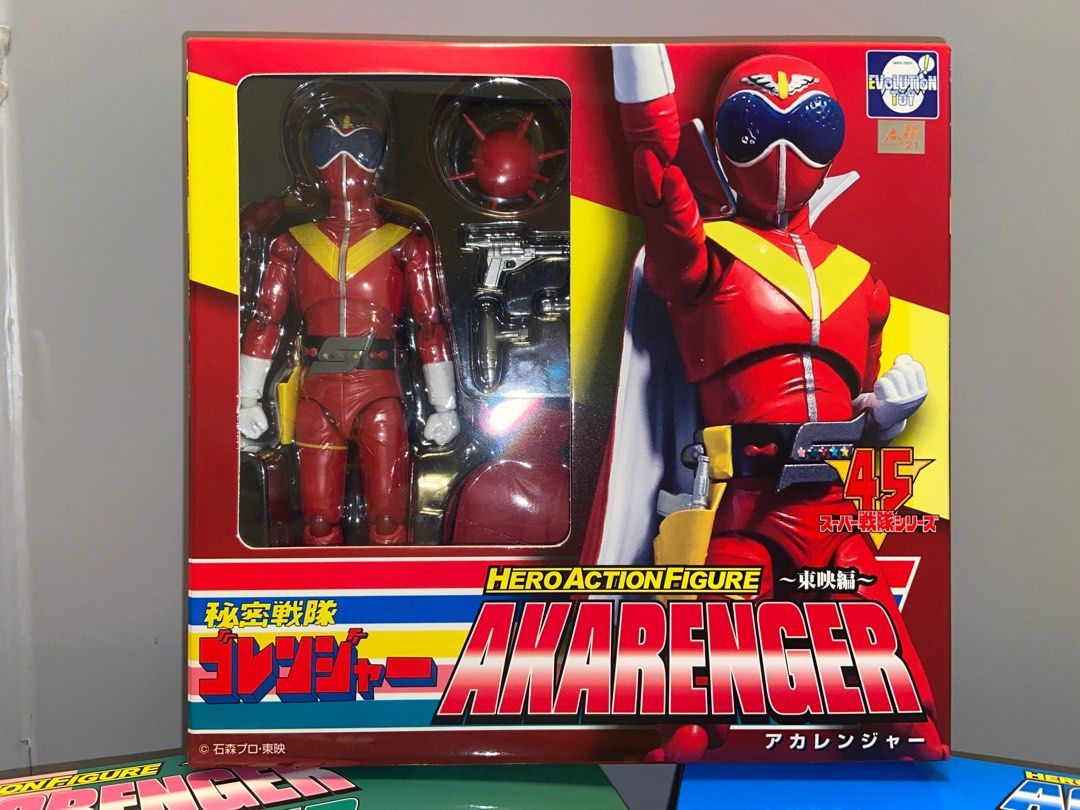 不議價不散賣 全新未開封 Evolution Toy 祕密戰隊 五勇士 Hero Action Figure 東映編, 興趣及遊戲, 玩具 ...