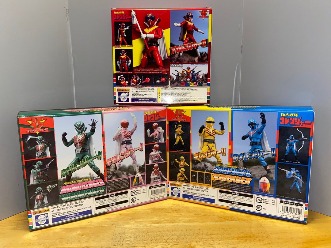 不議價不散賣 全新未開封 Evolution Toy 祕密戰隊 五勇士 Hero Action Figure 東映編, 興趣及遊戲, 玩具 ...