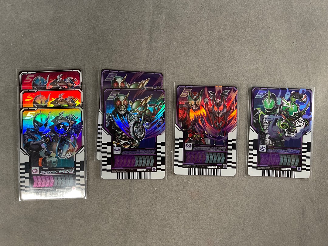 入黎睇 chemy trading card wafer 03 威化卡 餅卡 Kamen rider gotchard, 興趣及遊戲, 收藏品 ...
