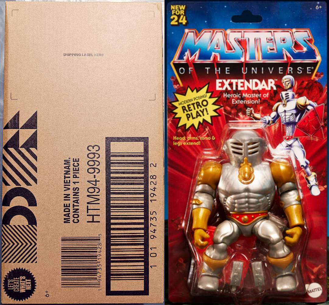 MOTU Masters Of The Universe Origins ★ Extendar ★ Mattel He-Man Free ...