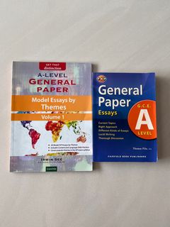 A Level My Favourite 128 General Paper Essays, Hobbies & Toys, Books ...