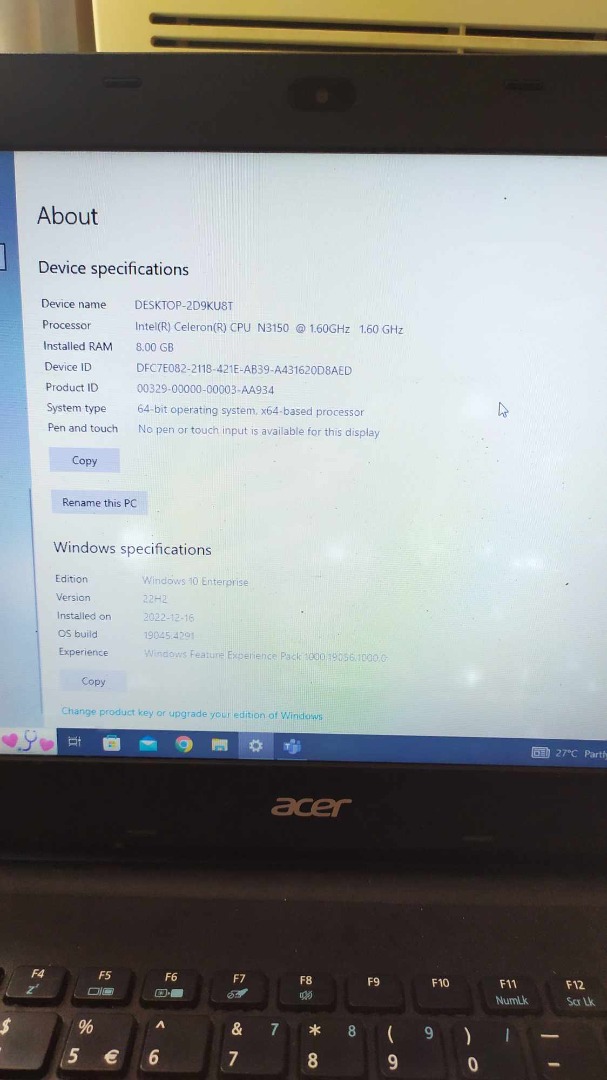 Acer Aspire Laptop Computers Tech Laptops Notebooks On Carousell