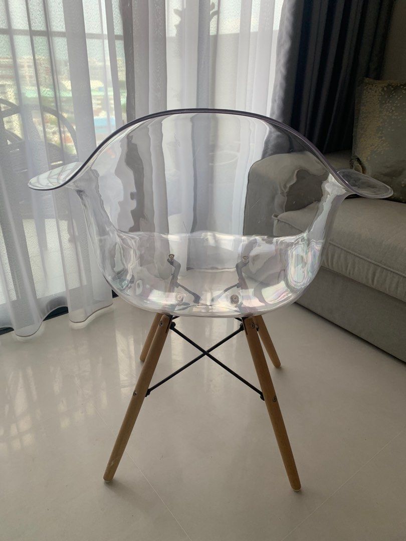 Acrylic chair - hipvan Lars chair, Furniture & Home Living, Furniture ...