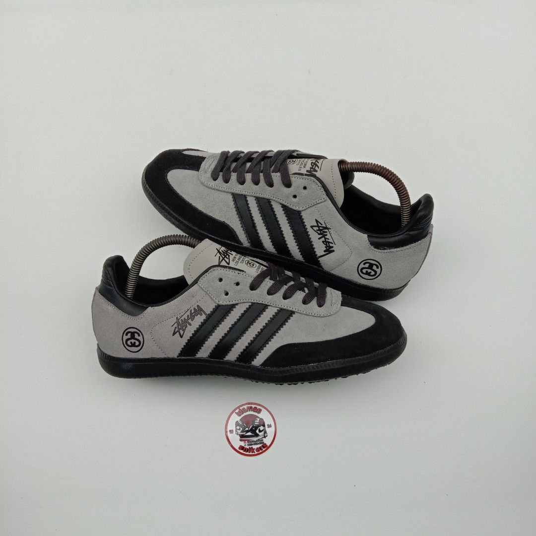 Adidas Samba x Stussy, Fesyen Pria, Sepatu , Sneakers di Carousell