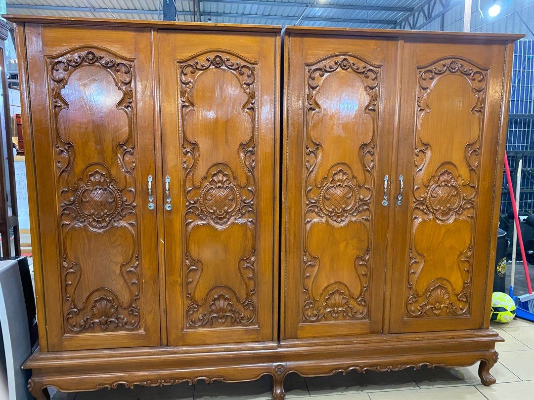 Almari Jati Muda, Furniture & Home Living, Furniture, Other Home ...