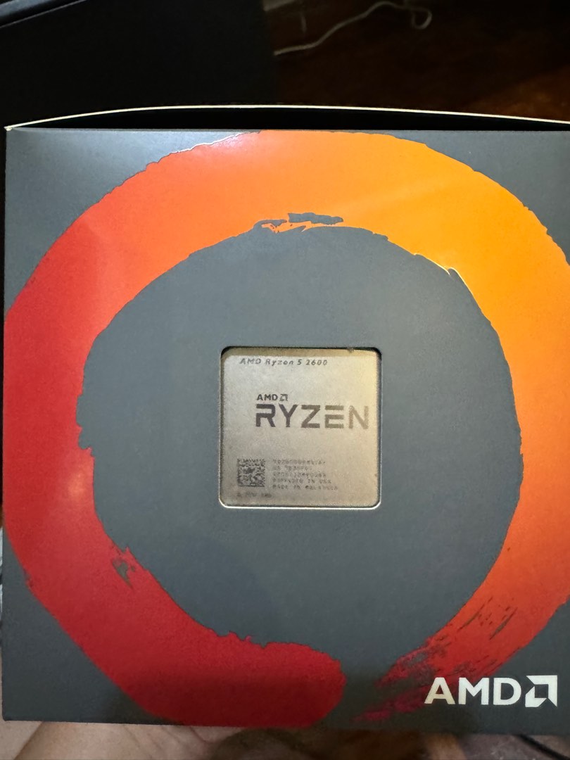 AMD Ryzen 5 2600 CPU w/ Stock Cooler, Computers & Tech, Parts ...