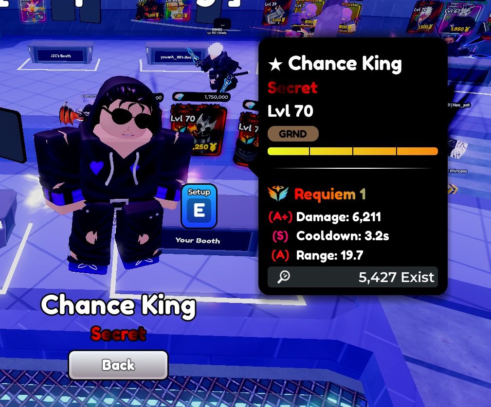 [ANIME DEFENDERS] CHANCE KING!! (STILL AVAILABLE), Video Gaming, Gaming ...