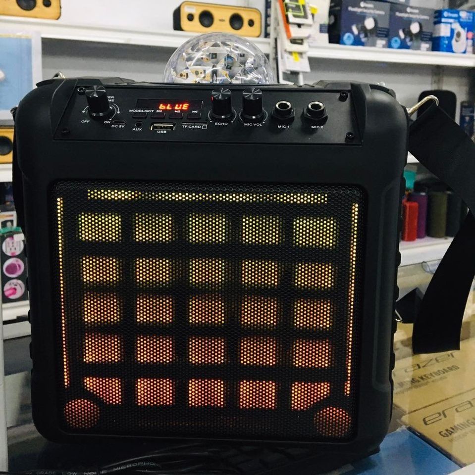 Anko RGB Karaoke Party Speaker with Microphone, Audio, Soundbars ...