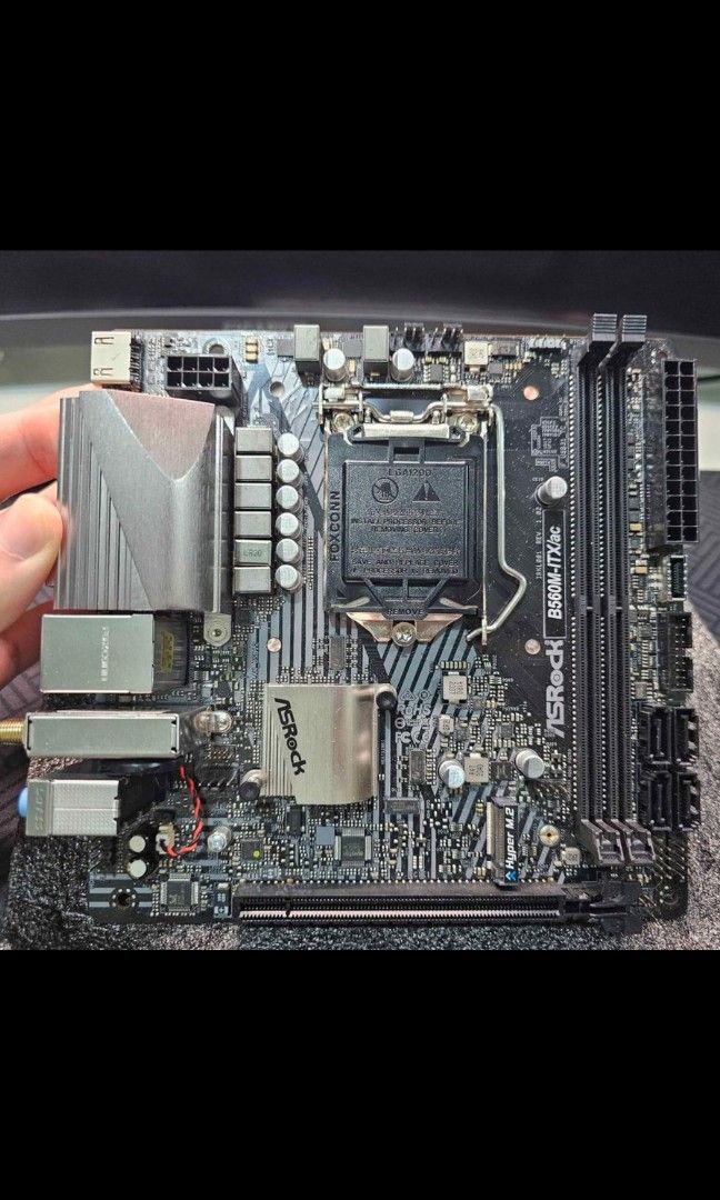 Asrock b560m-itx motherboard, Computers & Tech, Parts & Accessories ...