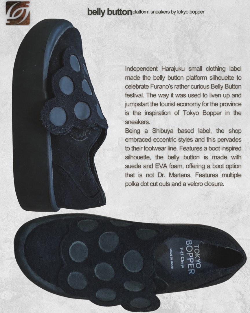 Belly Button Platform Sneakers by Tokyo Bopper, Women's Fashion ...