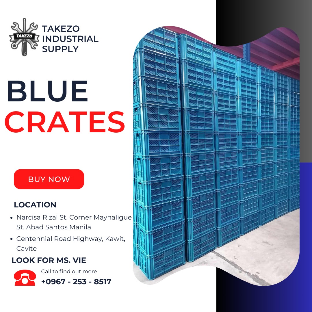 BLUE CRATES, Commercial & Industrial, Industrial Equipment on Carousell
