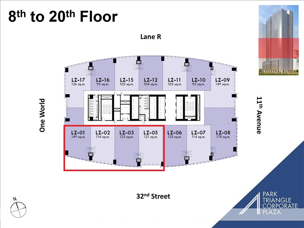 BRAND NEW!!! Office Space for Sale in BGC - Taguig at Park Triangle ...