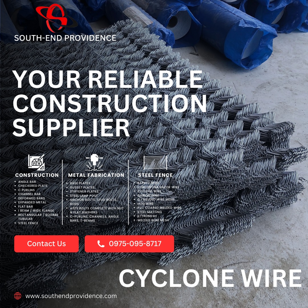 Cyclone Wire 2.7mm Thk 2x2 x 10ft - Hog Wire Fence / Barbed Wire ...