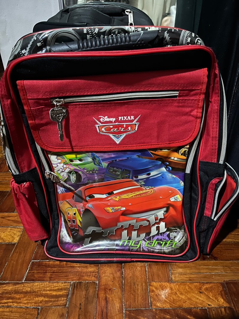 Disney backpack Cars, Women's Fashion, Bags & Wallets, Backpacks on ...