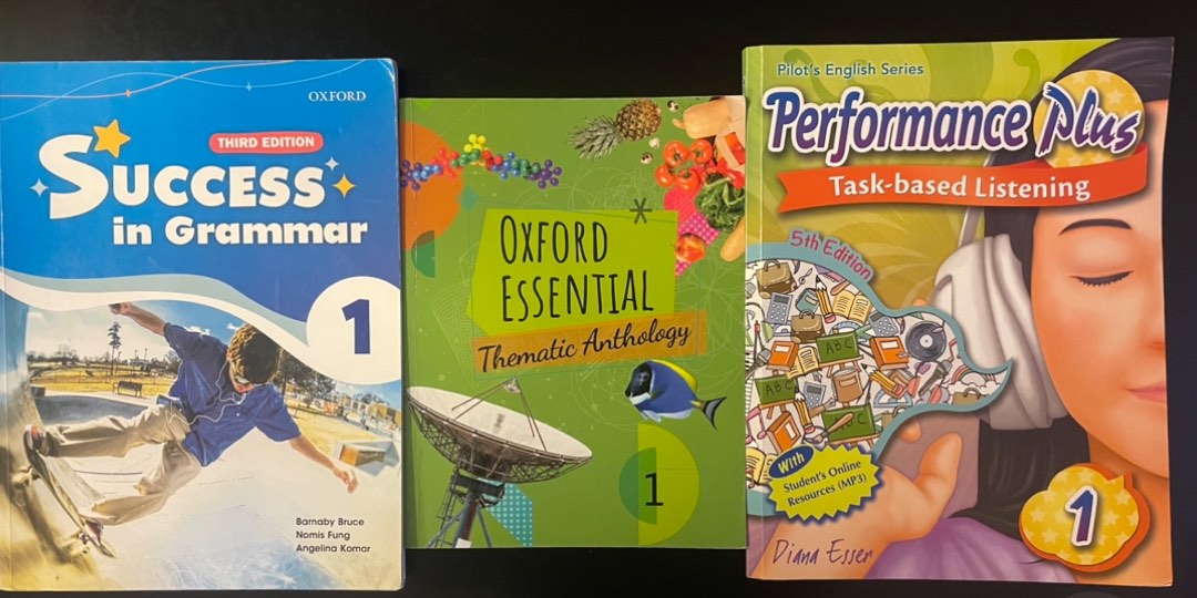 中學F1 S1 中一English英文科教科書/參考書Success in Grammar 1 / Oxford Essential ...