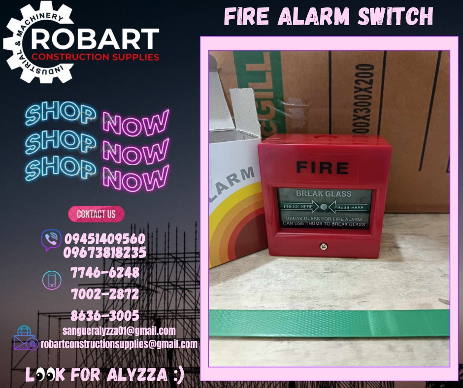 FIRE ALARM SWITCH, Commercial & Industrial, Construction Tools ...