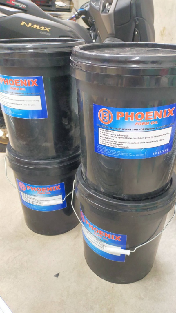FORM OIL 18LITERS, Commercial & Industrial, Construction Tools ...
