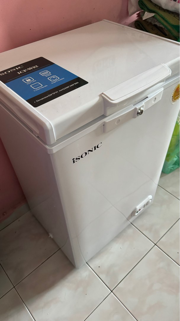 Freezer Isonic 80L, TV & Home Appliances, Kitchen Appliances ...