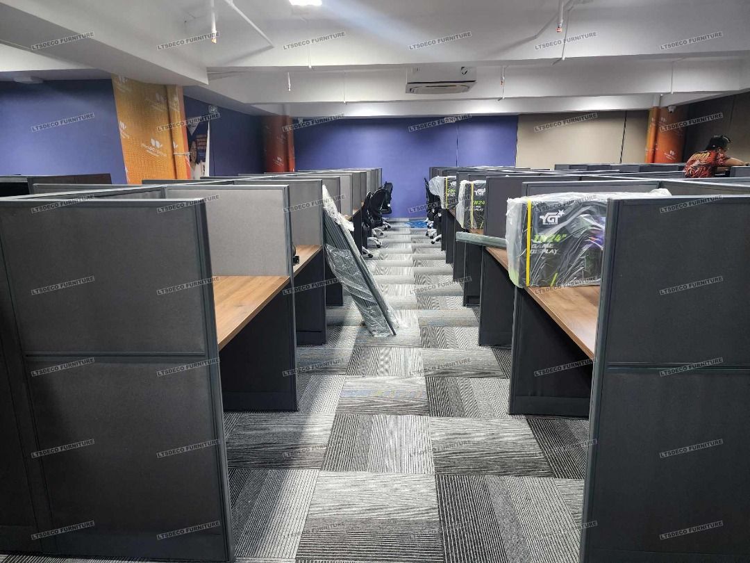 full fabric workstation cubicle partition | office partition | office ...