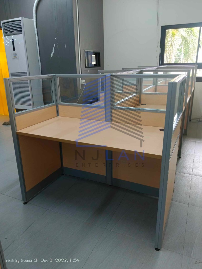 GLASS MODULAR CUBICLE OFFICE PARTITION OFFICE FURNITURE, Furniture ...