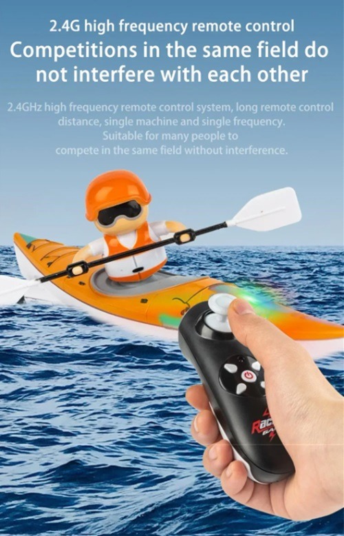 HC-810 RC Kayak Paddle Boat 2.4G, Hobbies & Toys, Toys & Games on Carousell