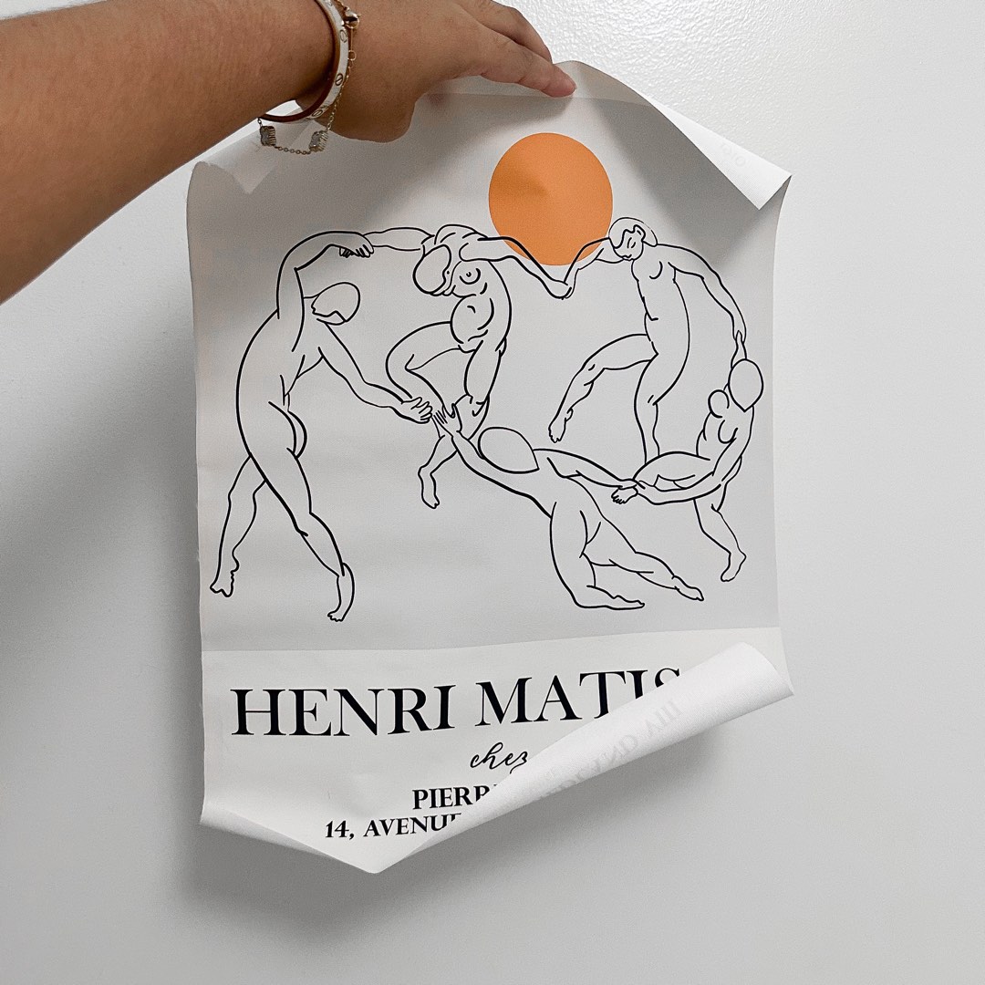 henri mattise poster, Furniture & Home Living, Home Decor, Frames ...