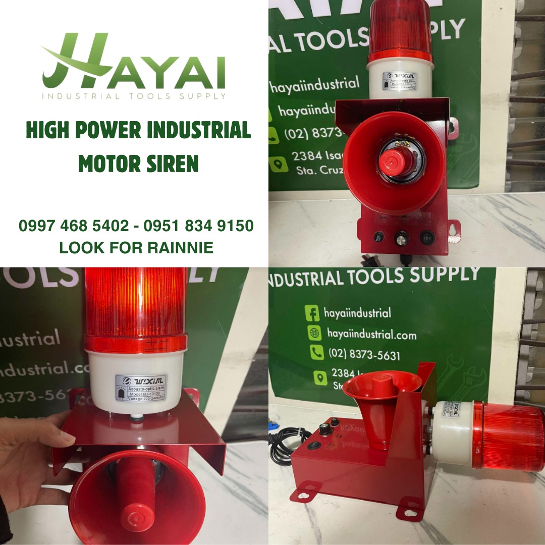 HIGH POWER INDUSTRIAL MOTOR SIREN, Commercial & Industrial, Industrial ...