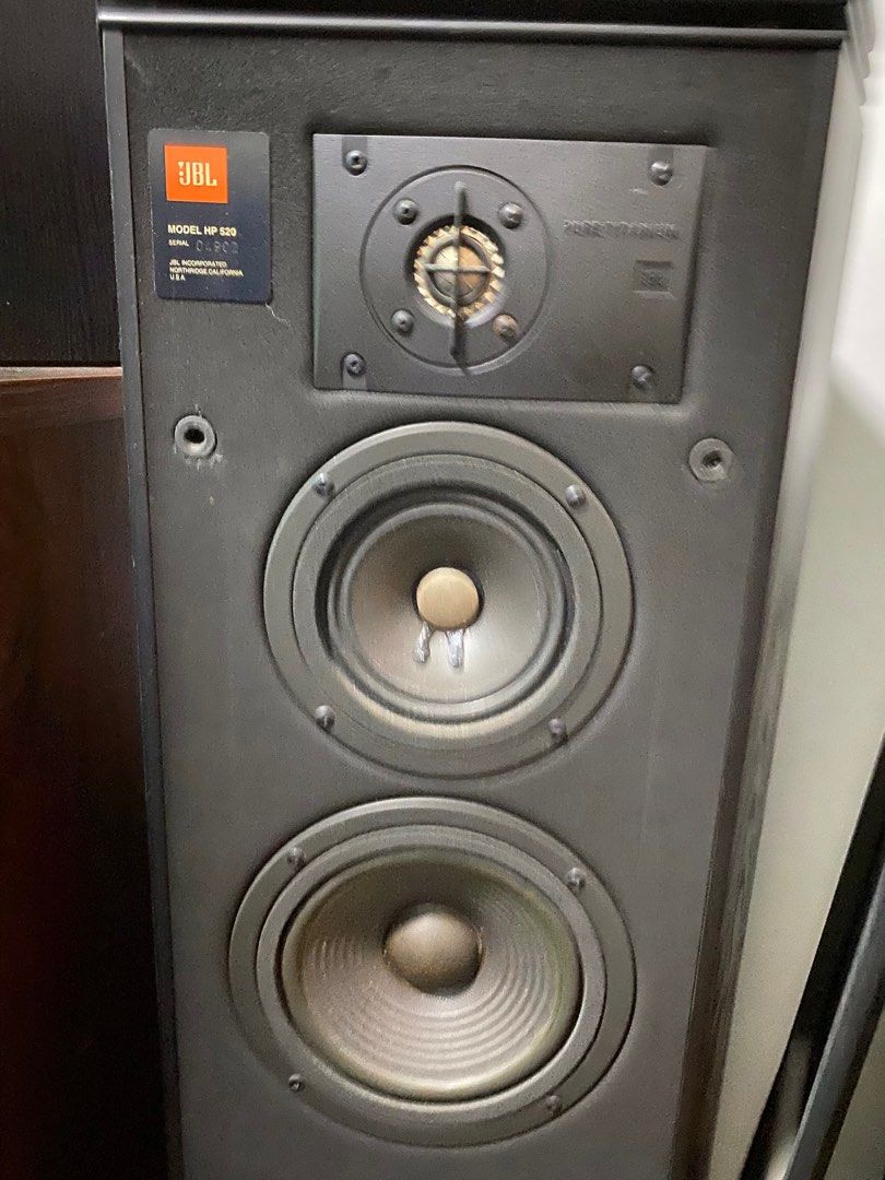 JBL HP 520 standing speaker 3-Way Loudspeaker System, Audio, Soundbars ...