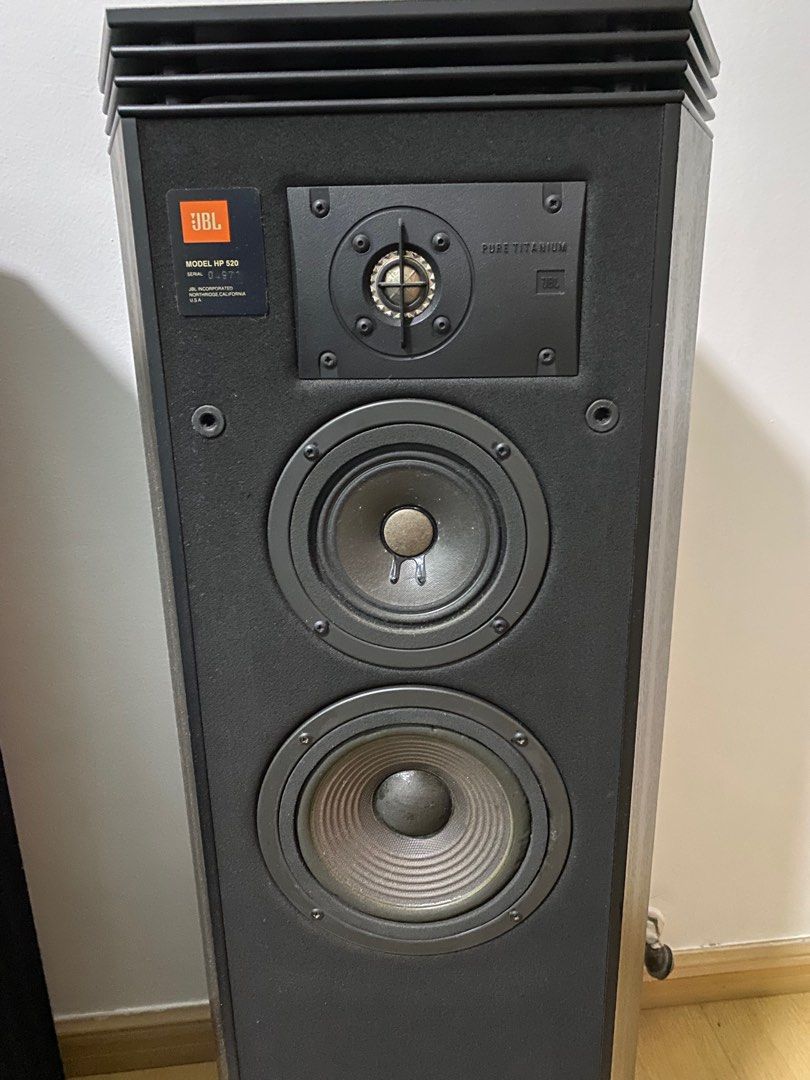 JBL HP 520 standing speaker 3-Way Loudspeaker System, Audio, Soundbars ...