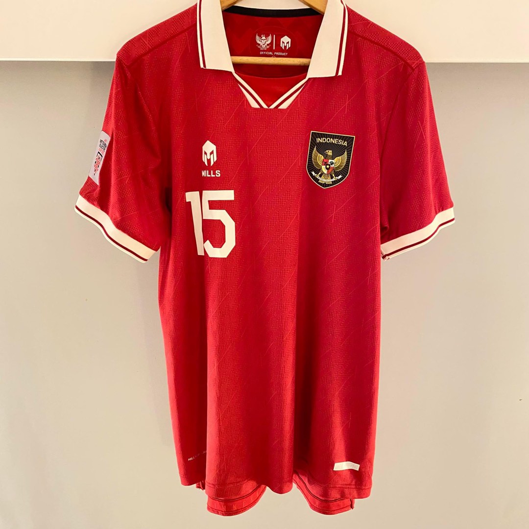 Jersey Timnas Indonesia Mills Original Player Issue PI 2022 2024, Olah ...