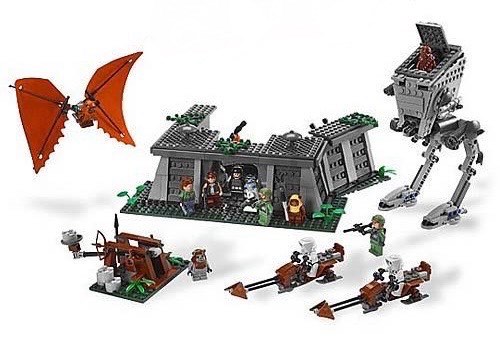 LEGO 8038 Star Wars - The Battle of Endor Shield Generator Bunker AT-ST ...