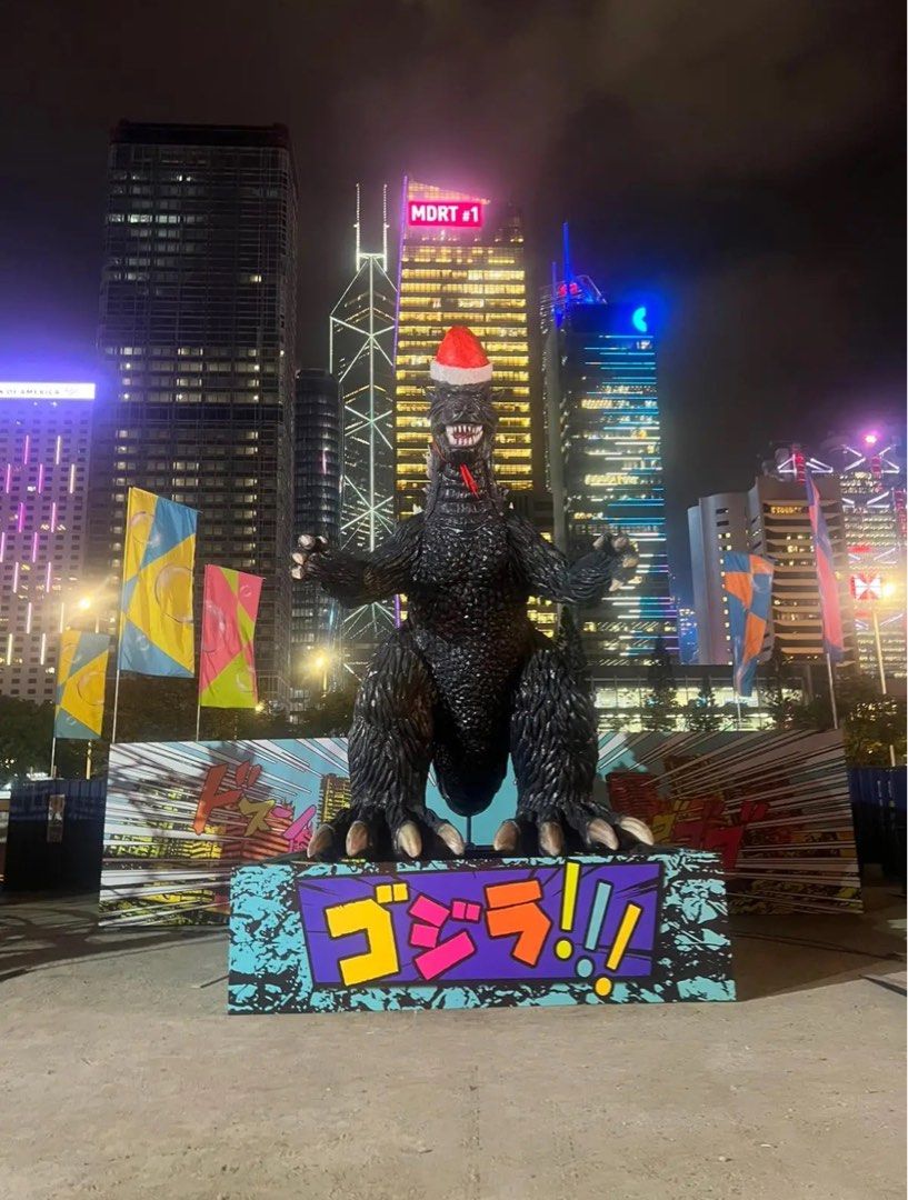 Life Size Godzilla Statue Realistic Giant Outdoor Display Deco, Hobbies ...
