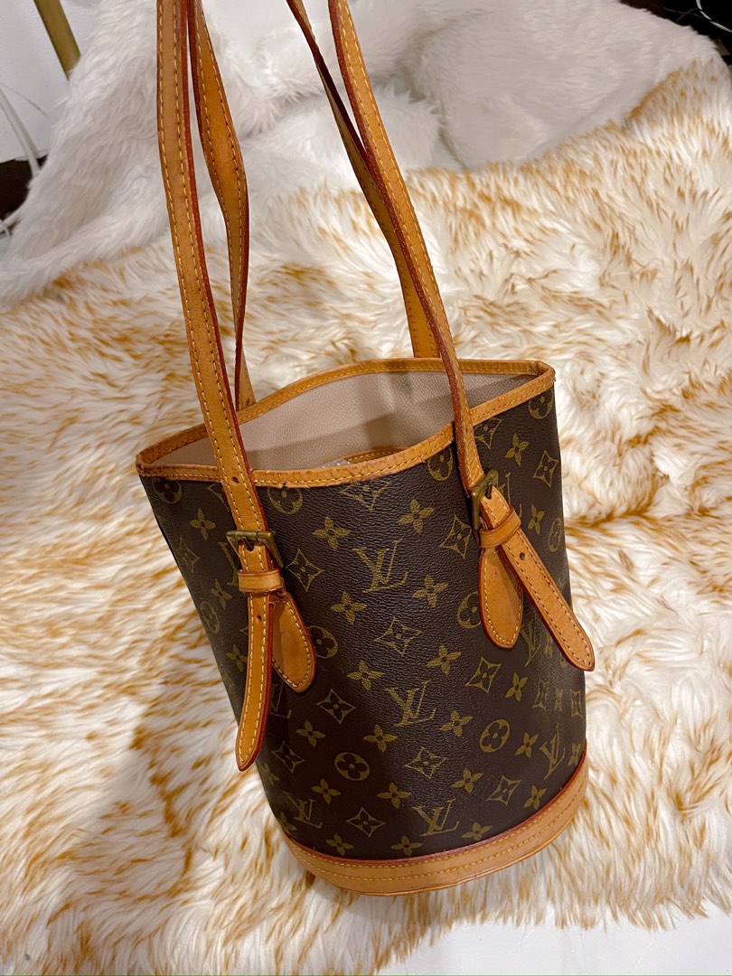 LV bucket bag, Luxury, Bags & Wallets on Carousell
