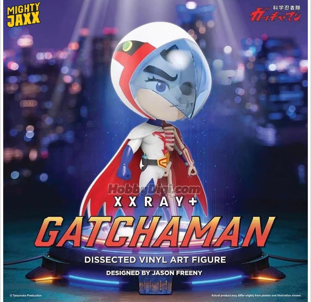 Mighty Jaxx XXRAY Gatchaman Jason Freeny 神勇飛鷹俠 展示模型 附有原廠證書, 興趣及遊戲, 玩具 ...