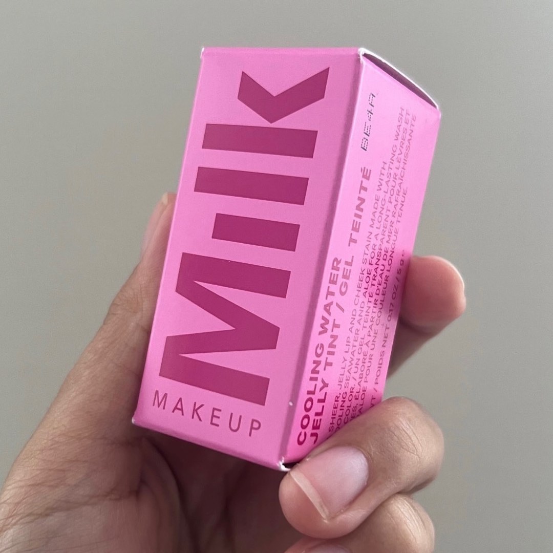 Milk Makeup Cooling Water Jelly Tint Lip + Cheek Blush Stain (Burst ...